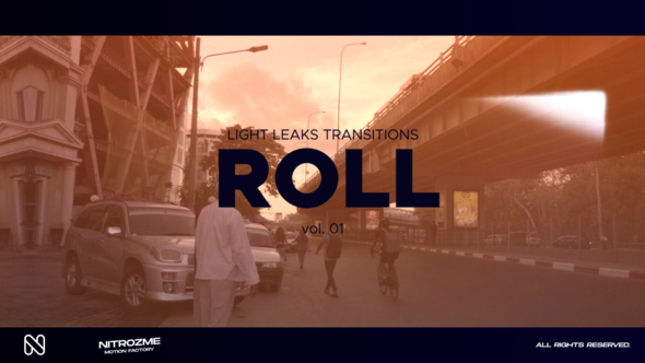Light Leaks Roll Transitions Vol. 01, After Effects Project Files | VideoHive